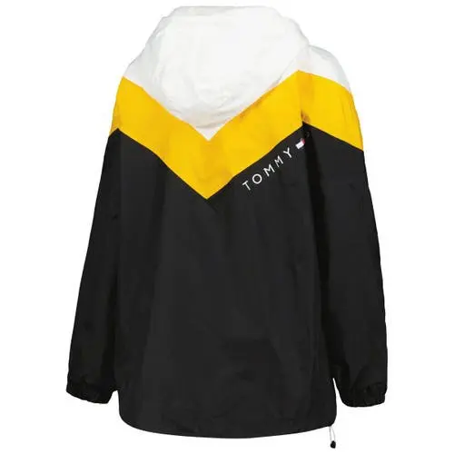 Tommy Hilfiger Gold Boston Bruins Staci Half-zip Windbreaker Jacket