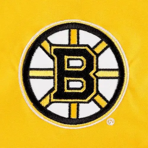 Tommy Hilfiger Gold Boston Bruins Staci Half-zip Windbreaker Jacket