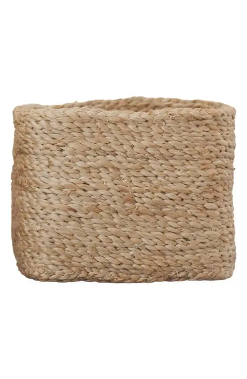 WILL & ATLAS Small Square Jute Basket