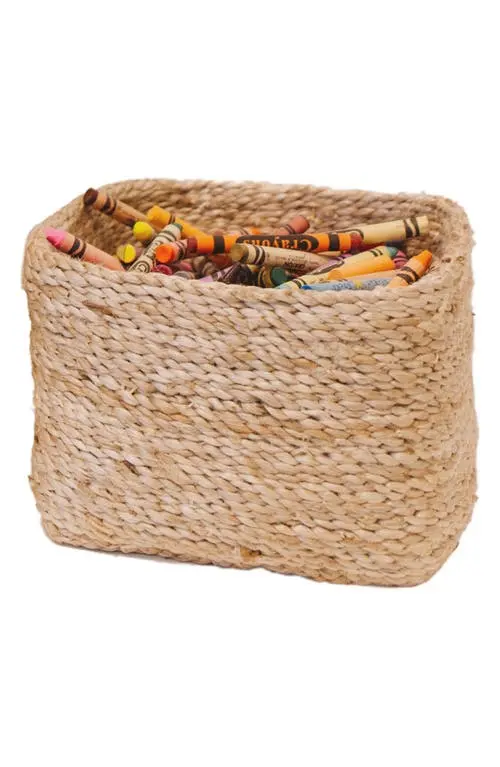 WILL & ATLAS Small Square Jute Basket