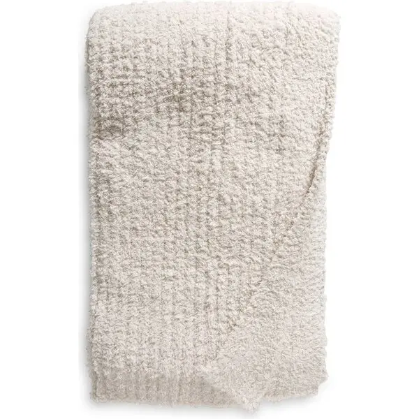 Barefoot Dreams Cozychic™ Rib Throw Blanket - Almond