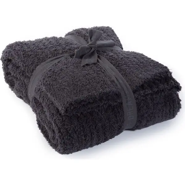 Barefoot Dreams Cozychic™ Rib Throw Blanket - Carbon