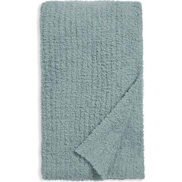 Barefoot Dreams Cozychic™ Rib Throw Blanket - Faded Jade