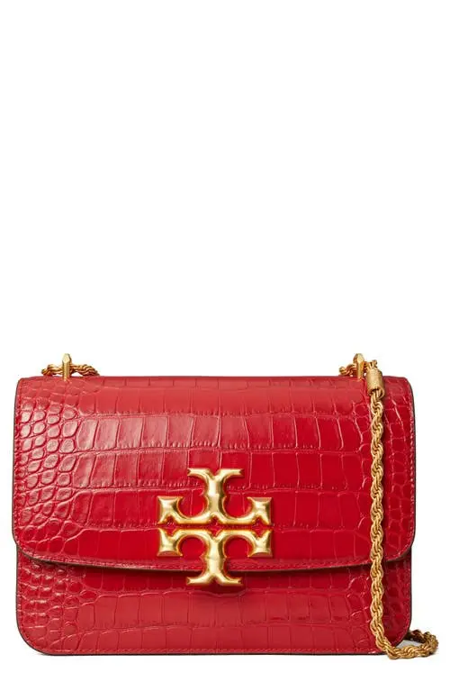 Tory Burch Eleanor Croc-embossed Convertible Shoulder Bag