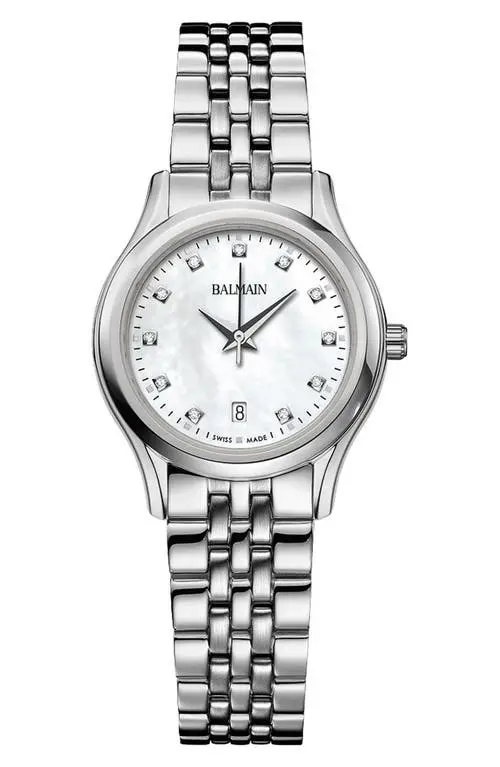 BALMAIN WATCHES Balmain Diamond Mother-of-pearl Bracelet Watch - Silver