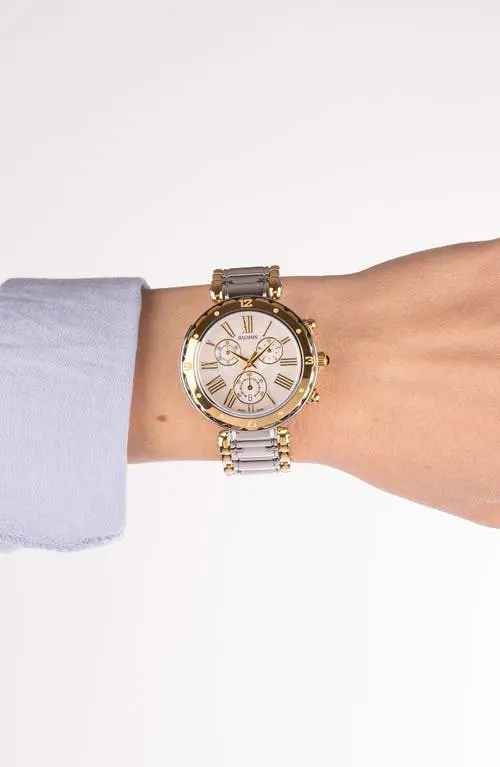 BALMAIN WATCHES Chronograph Two-tone Bracelet Watch