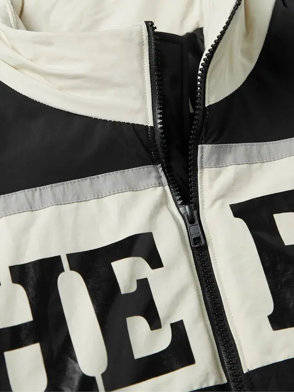 CHERRY LOS ANGELES Pit Crew Logo-print Padded Shell Jacket