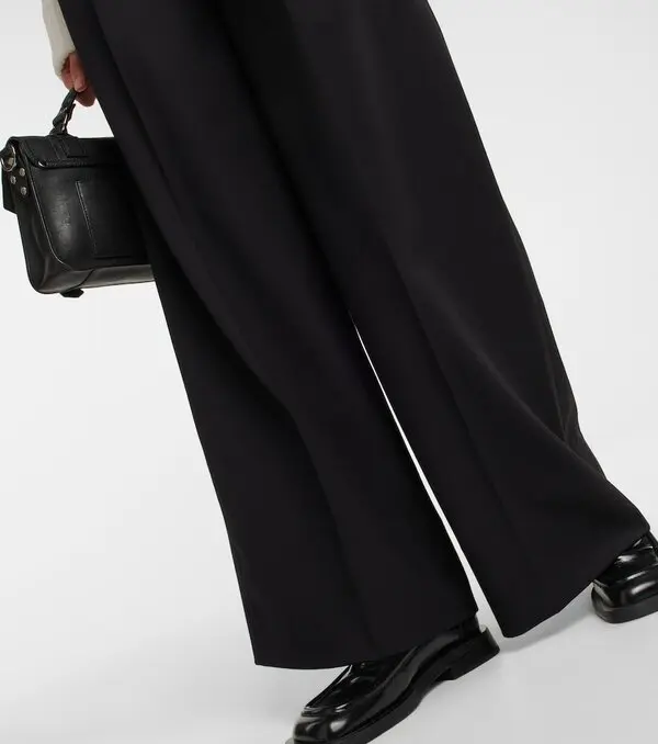Proenza Schouler High-rise Wide-leg Wool-blend Pants