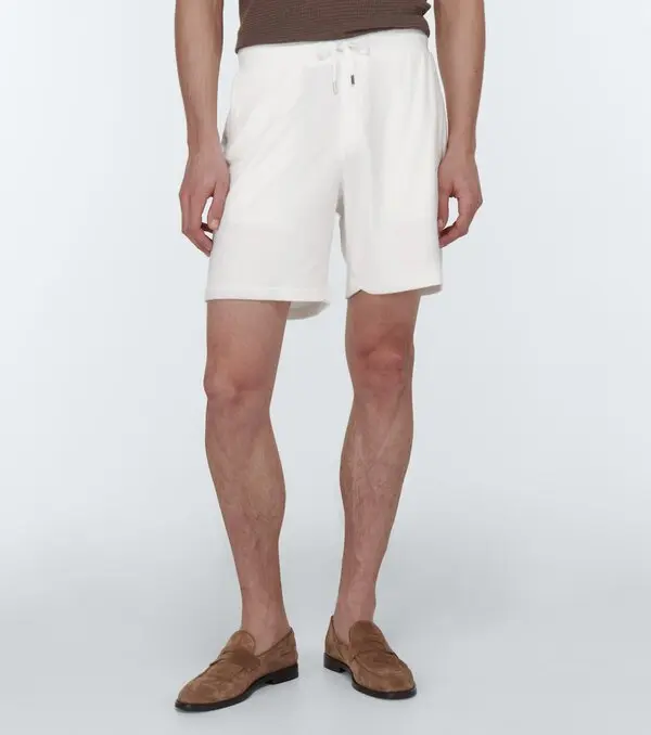 Frescobol Carioca Augusto Terry Shorts - White