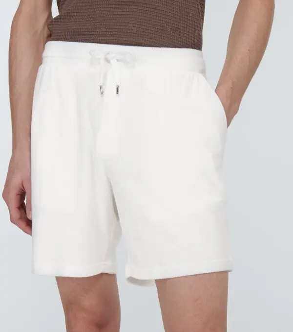 Frescobol Carioca Augusto Terry Shorts - White