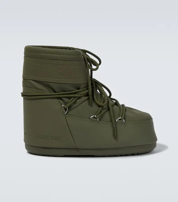 Moon Boot Icon Low Rubber Boots - Green
