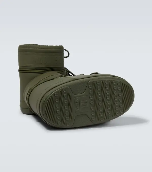 Moon Boot Icon Low Rubber Boots - Green