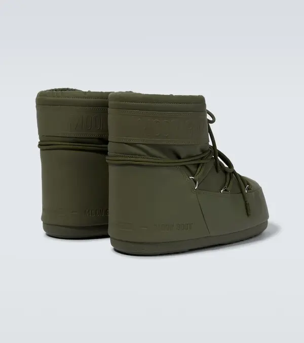 Moon Boot Icon Low Rubber Boots - Green