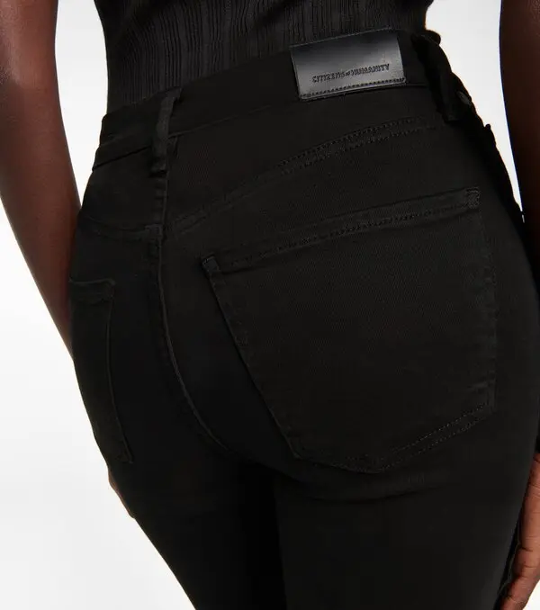 Citizens Of Humanity Isola Mid-rise Jeans - Black