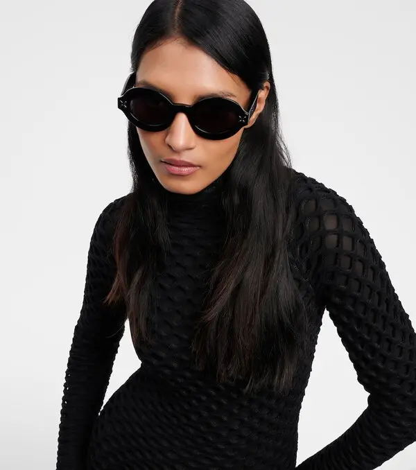 Alaïa Oval Sunglasses