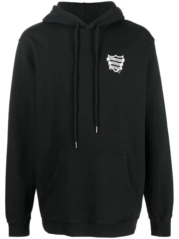 HTC LOS ANGELES Logo-print Cotton Hoodie