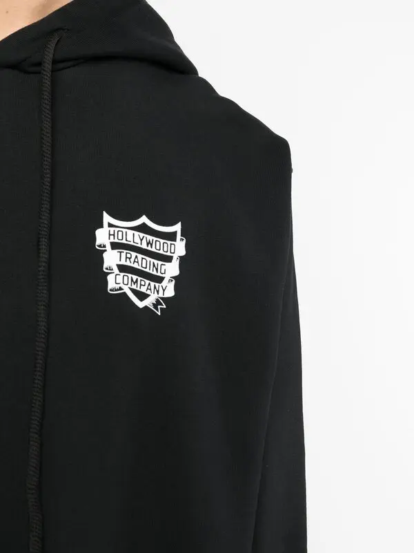 HTC LOS ANGELES Logo-print Cotton Hoodie