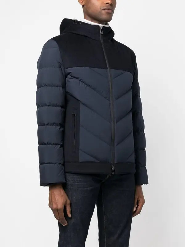 Corneliani Hooded Padded-design Jacket