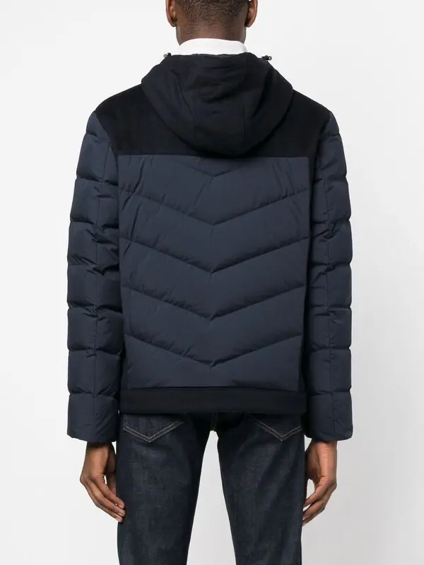 Corneliani Hooded Padded-design Jacket