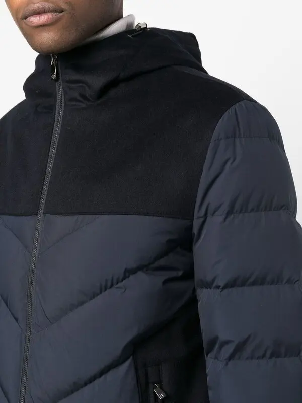 Corneliani Hooded Padded-design Jacket
