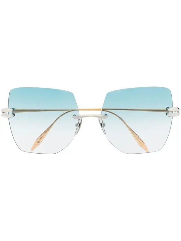 Dita Butterfly-frame Sunglasses - Gold