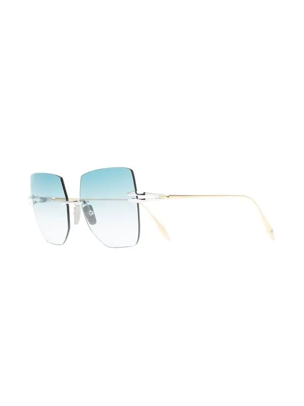 Dita Butterfly-frame Sunglasses - Gold