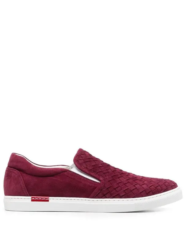 SCAROSSO Gabriella Woven Sneakers - Pink