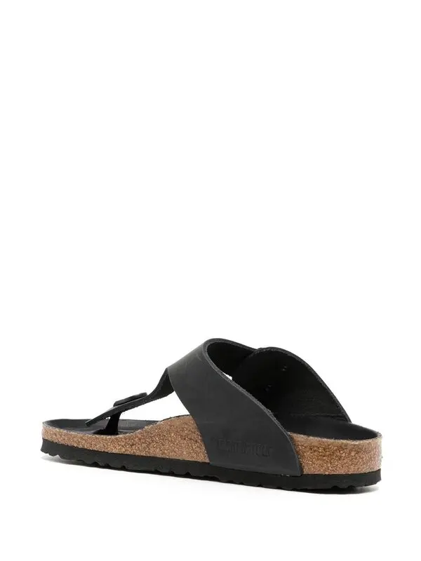 BIRKENSTOCK Gizeh Big Buckle Thong Sandals - Black
