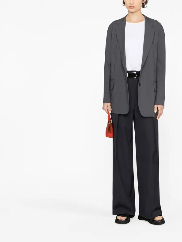 THE FRANKIE SHOP Bea Single-breasted Blazer - Grey