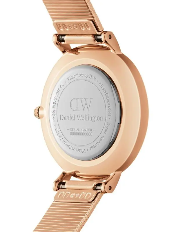 DANIEL WELLINGTON Petite 28 Pressed Studio Watch - White