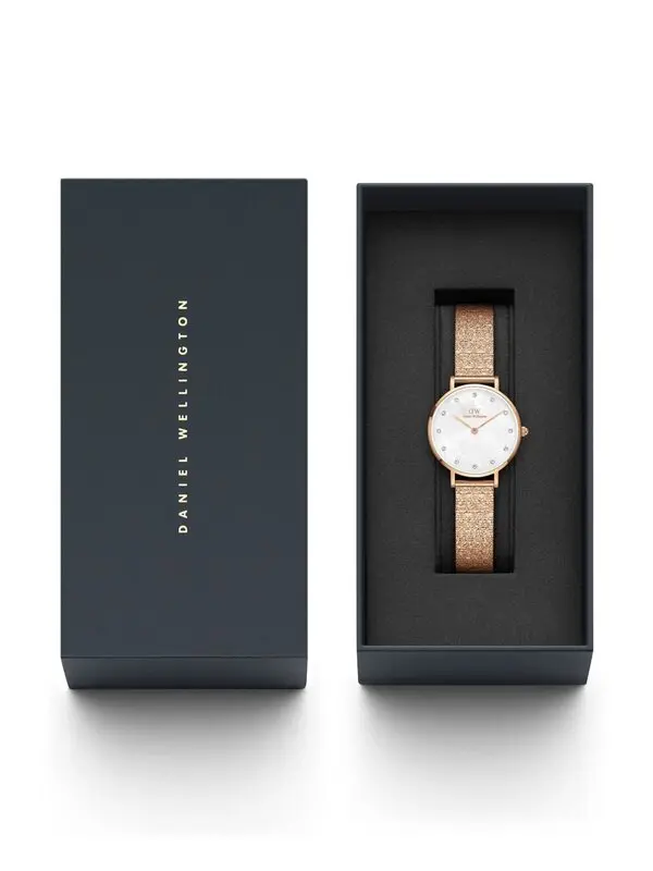 DANIEL WELLINGTON Petite 28 Pressed Studio Watch - White