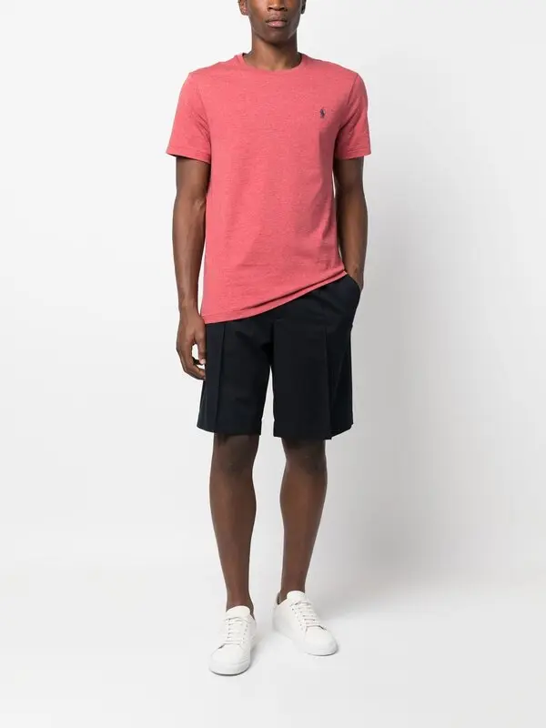 Polo Ralph Lauren Embroidered-pony Detail T-shirt - Red