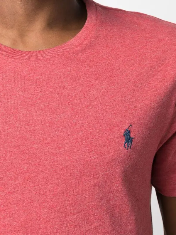 Polo Ralph Lauren Embroidered-pony Detail T-shirt - Red