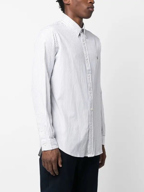 Polo Ralph Lauren Striped Button-down Shirt - Grey