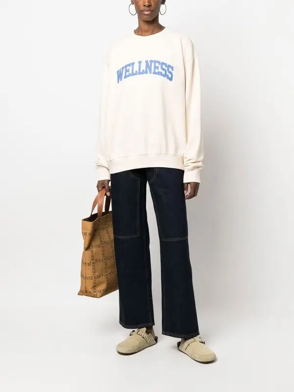 SPORTY & RICH Wellness Appliqué Sweatshirt