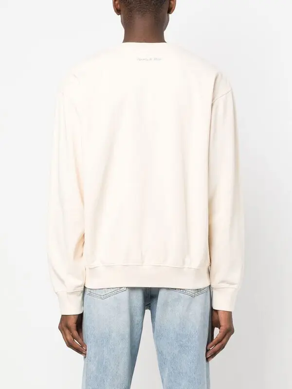 SPORTY & RICH Wellness Appliqué Sweatshirt