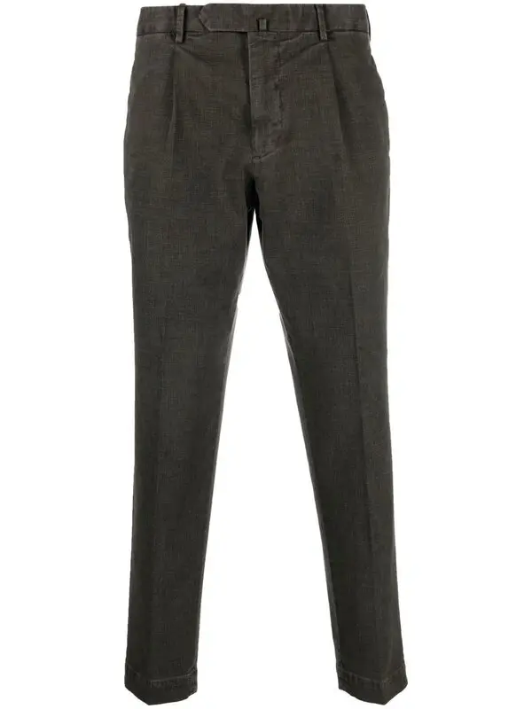 DELL'OGLIO Off-centre Fastening Chino Trousers