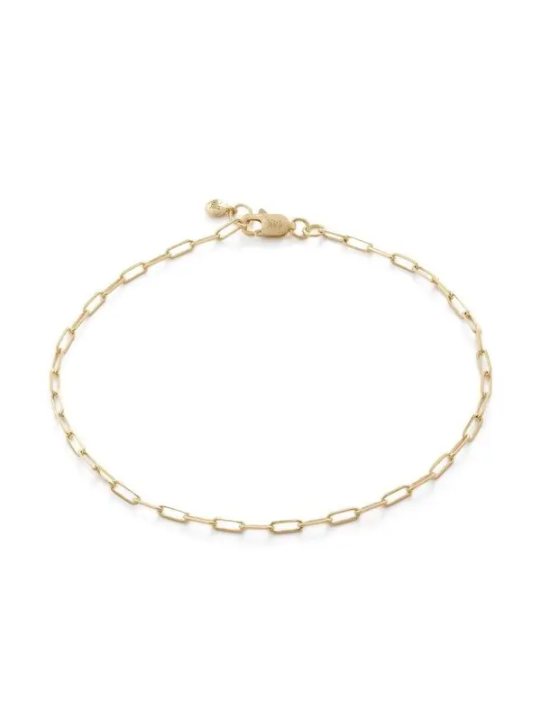 Monica Vinader 14kt Yellow Paperclip Chain Bracelet - Gold