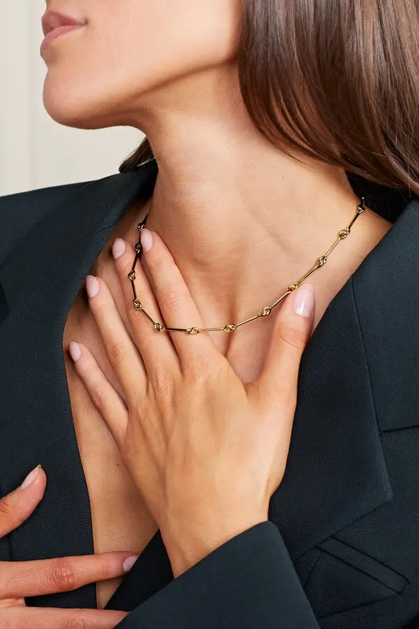 LAURA LOMBARDI Net Sustain Treccia Necklace