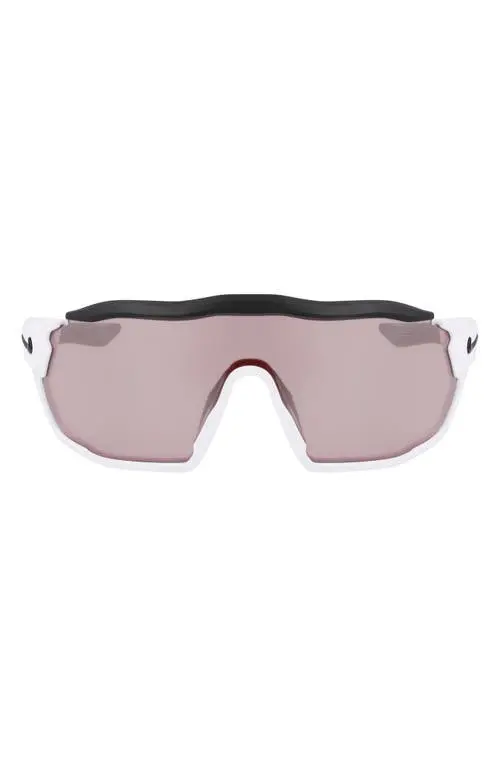 Nike Show X Rush Shield Sunglasses - White/road Tint