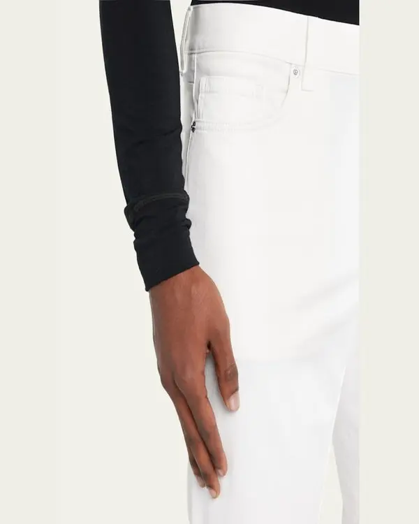 Zegna Cotton 5-pocket Pants - White Solid