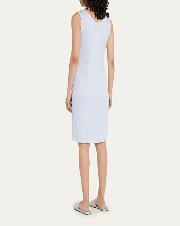 Hanro Pure Essence Sleeveless Nightgown - Blue
