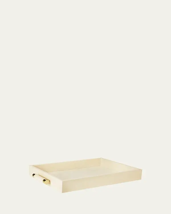 Aerin Faux Shagreen Rectangular Tray
