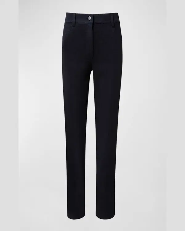 Akris Maru Slim-leg Ankle Pants