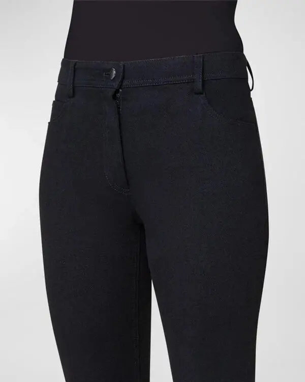 Akris Maru Slim-leg Ankle Pants