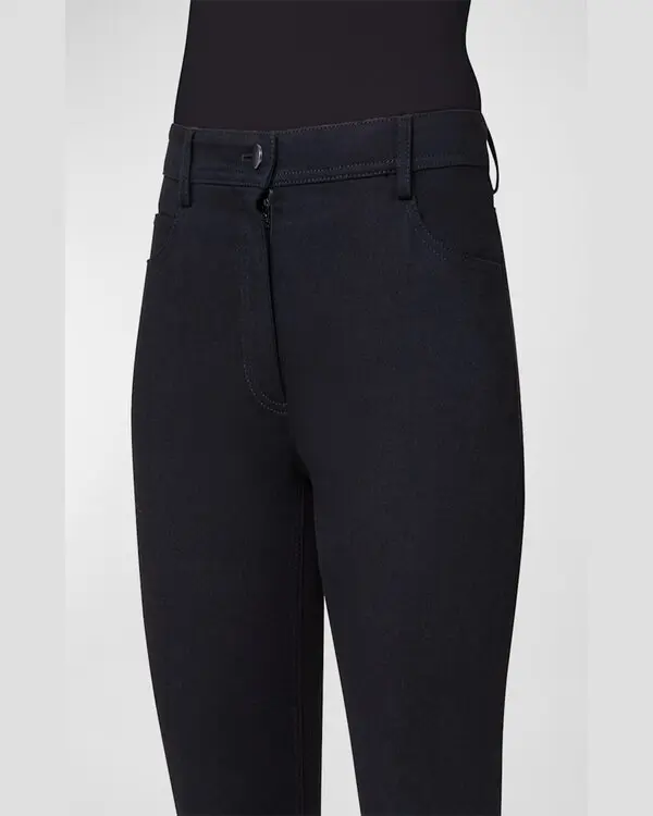 Akris Maru Slim-leg Ankle Pants