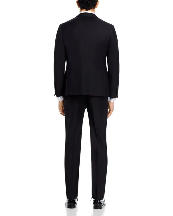 Canali Peak Lapel Regular Fit Tuxedo - Black