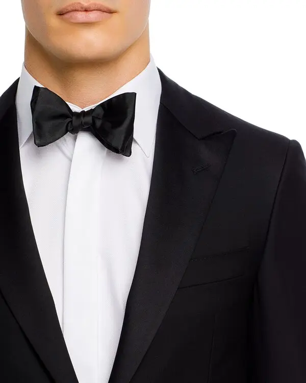 Canali Peak Lapel Regular Fit Tuxedo - Black