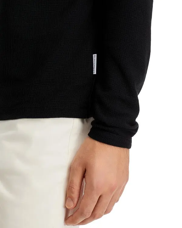 Nn07 Clive Long Sleeve Tee - Black