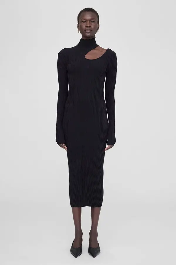 ANINE BING Victoria Dress - Black